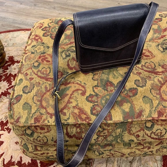 Talbots | Bags | Vintage Navy Talbots Purse With Textured Surface ...